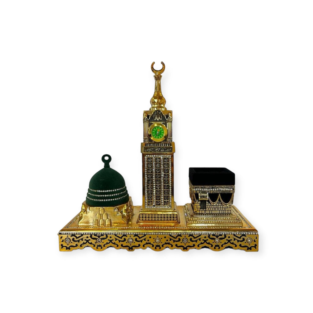 Kaaba Masjid Nabawi and Zamzam Tower Replica | Table Centerpiece for ...