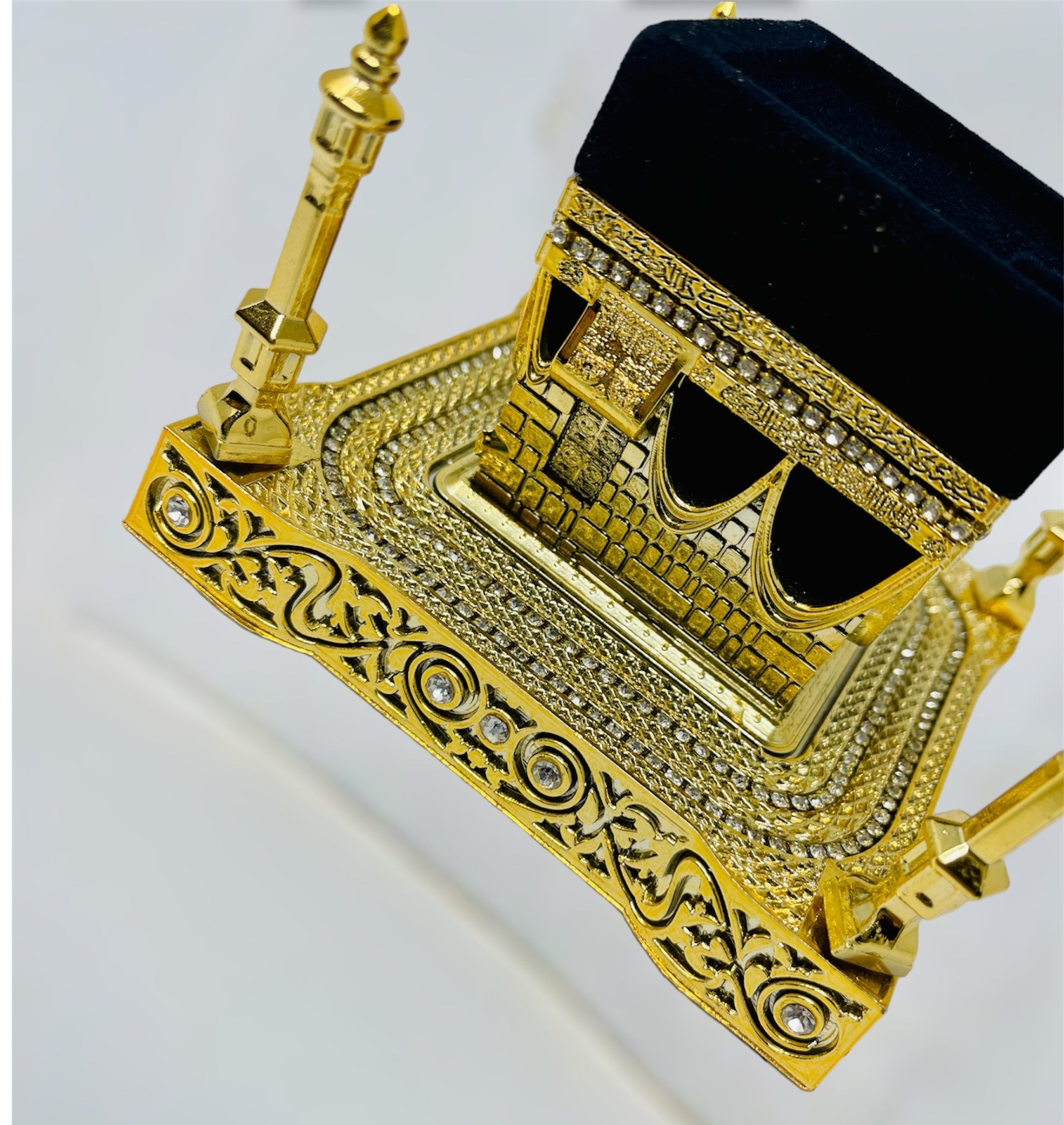 Islamic Table Decor Kaba Replica Gold & Black-the islamic shop.com ...