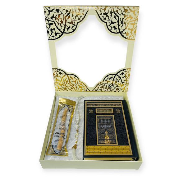 Islamic Gift set Prayer mat, Tasbeeh & Miswak Gift Box -theislamicshop ...