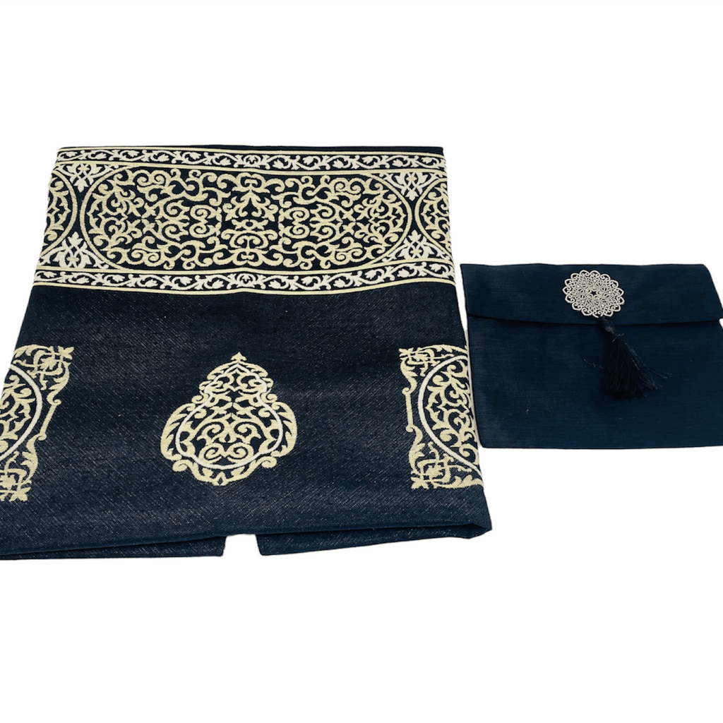 Kaba design prayer mat with Paking-TheIslamicshop.com